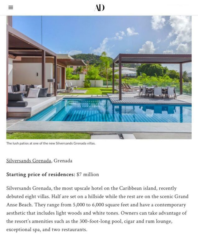 ARCHITECTURE DIGEST : 9 STRIKING NEW DEVELOPMENTS ACROSS THE CARIBBEAN ...